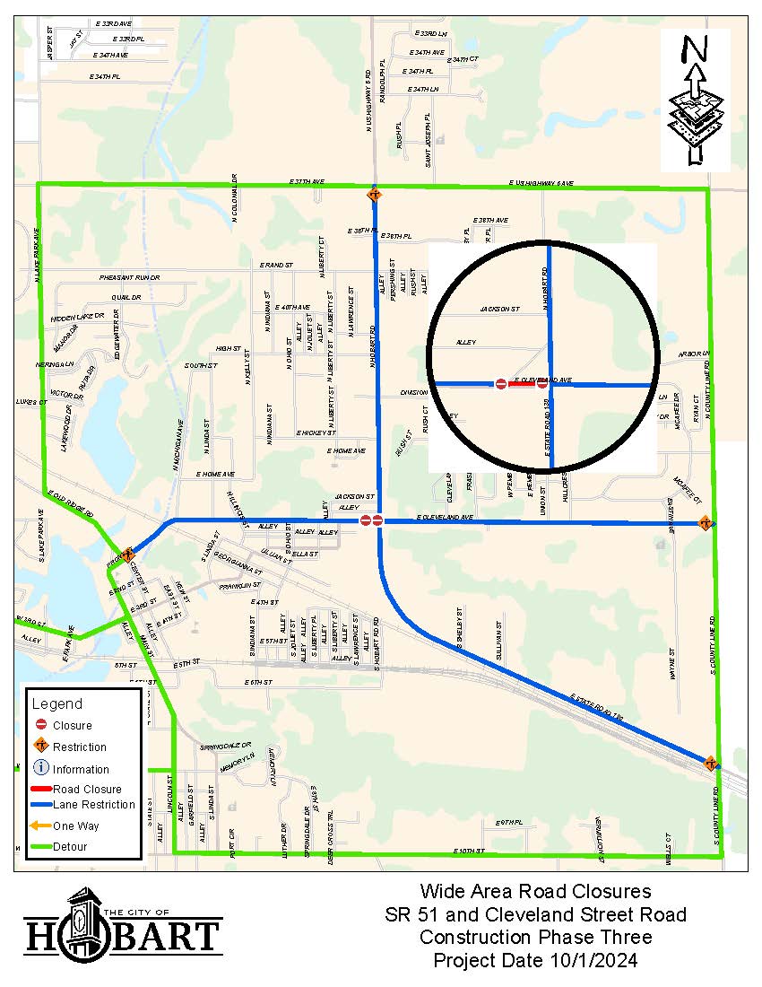 Construction Phasing – Hobart Improvements